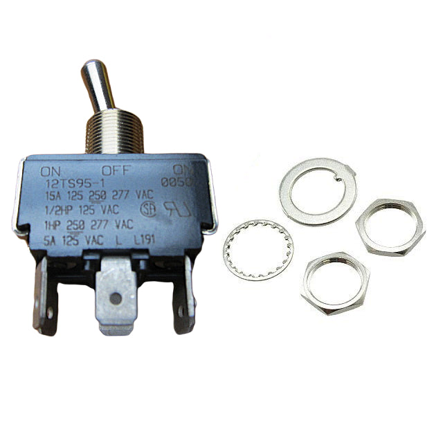 Honeywell 12TS95-1 TS Series 3 Position Standard DPDT Toggle Switch – Second Wind Surplus