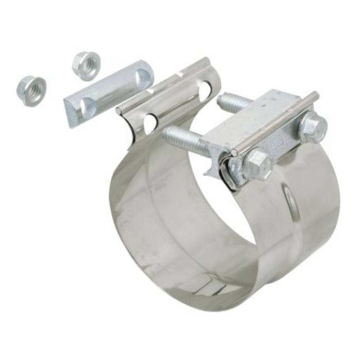 Riker TTA350 TorcTite 3.5” Formed Exhaust Band Clamp with Pre-attached ...