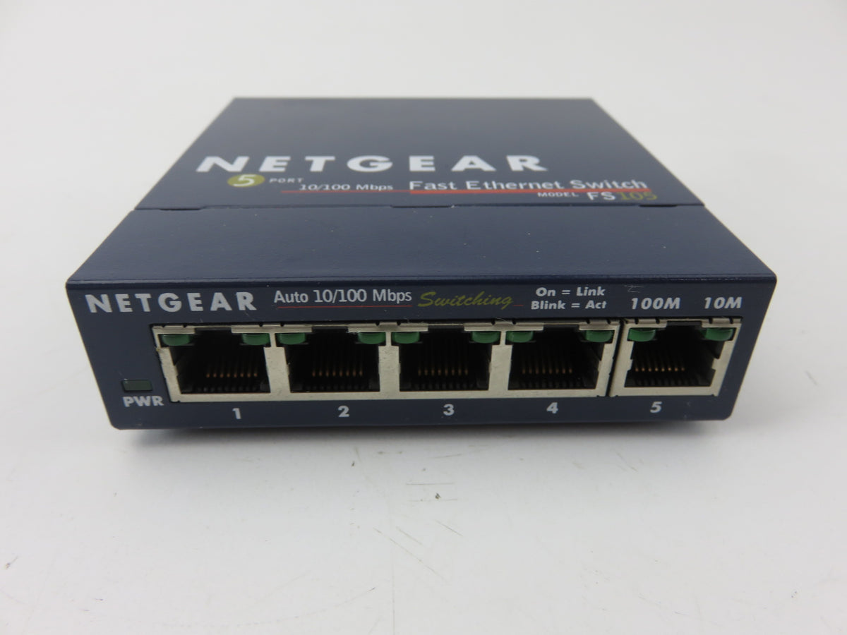 Netgear FS105 ProSafe Auto Speed-sensing UTP 5-Port Desktop Ethernet S ...