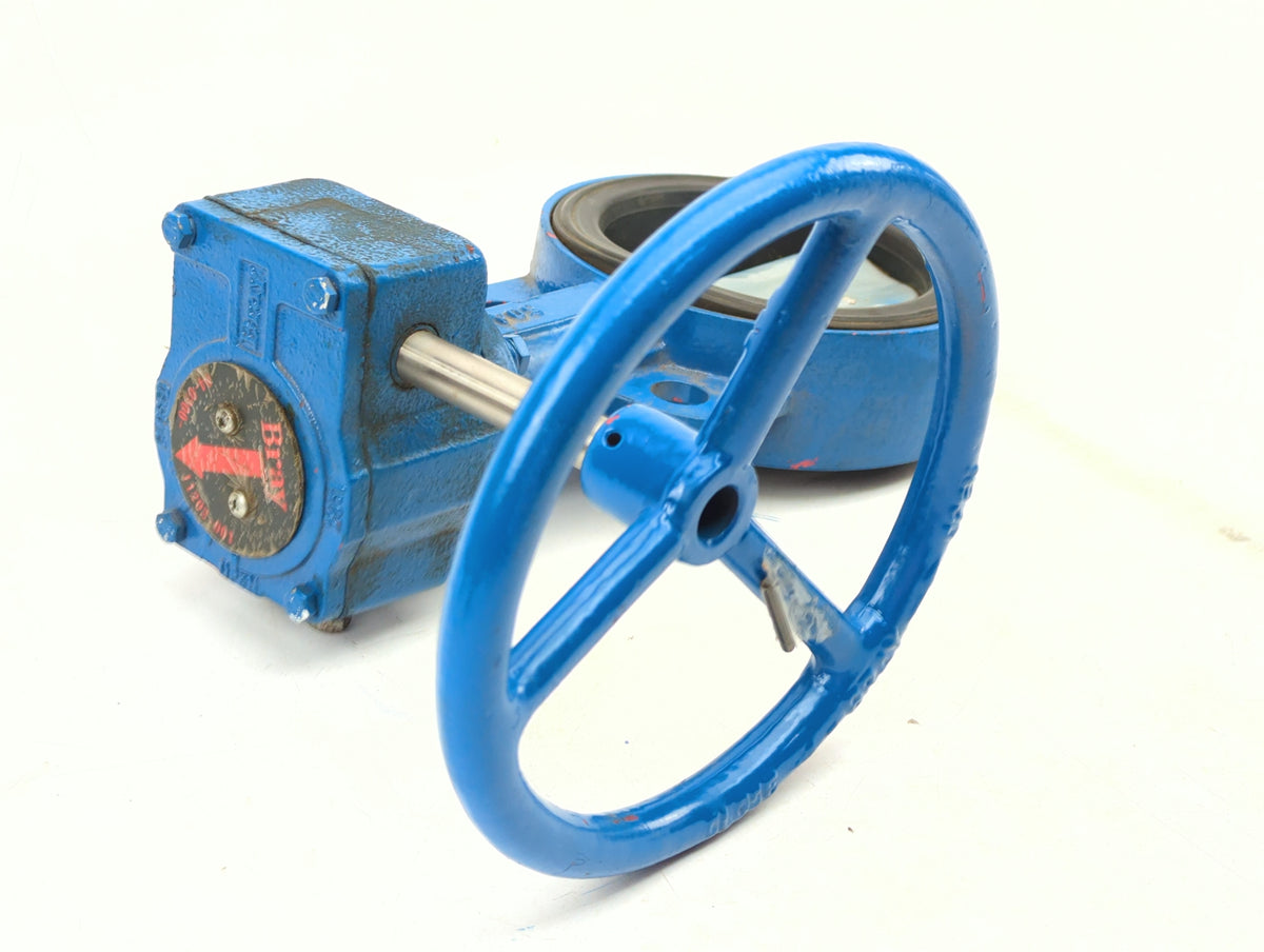 Bray 300500-11010119 + 04-0200-11202-001 Wafer Butterfly Valve and Gea ...