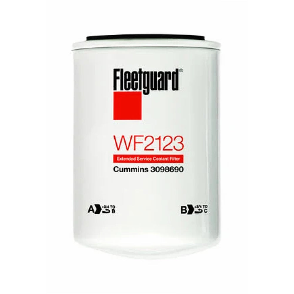 Fleetguard WF2123 Superior Filtration No Additive Spin-On Water Coolan ...