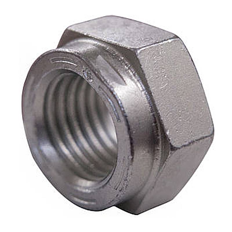Fastenal 37282 Grade C Zinc Finish Steel 1-1/4”-7 Collar Style Top Loc ...