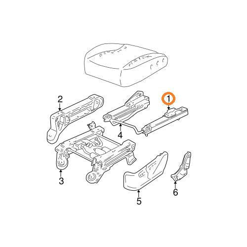 Ford F65Z-1561704-BA Genuine OEM Expedition F250 F350 F450 Right Side ...