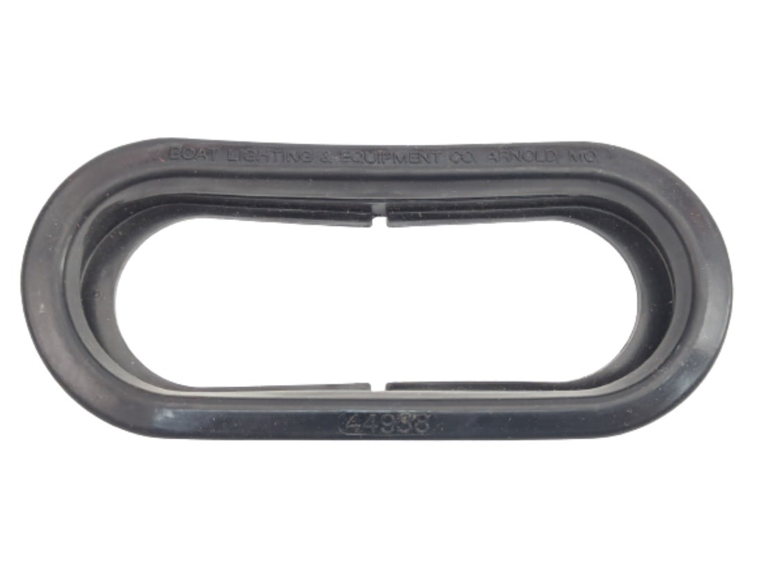 KD Lamp 44938 Black 6" Oval Stop Turn Backup and Tail Light Rubber Gro ...