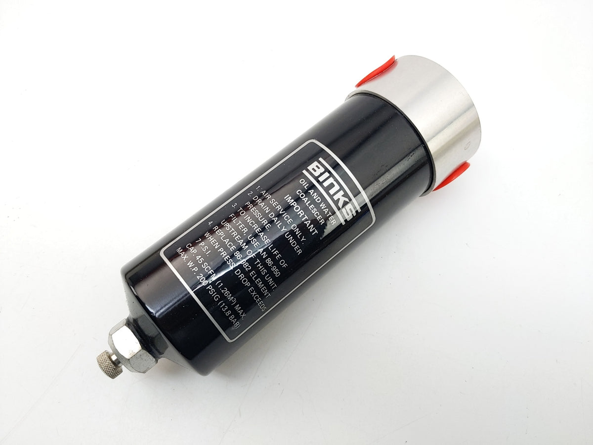 Binks 86-980 Vintage Oil and Water Coalescer Filter – Second Wind Surplus