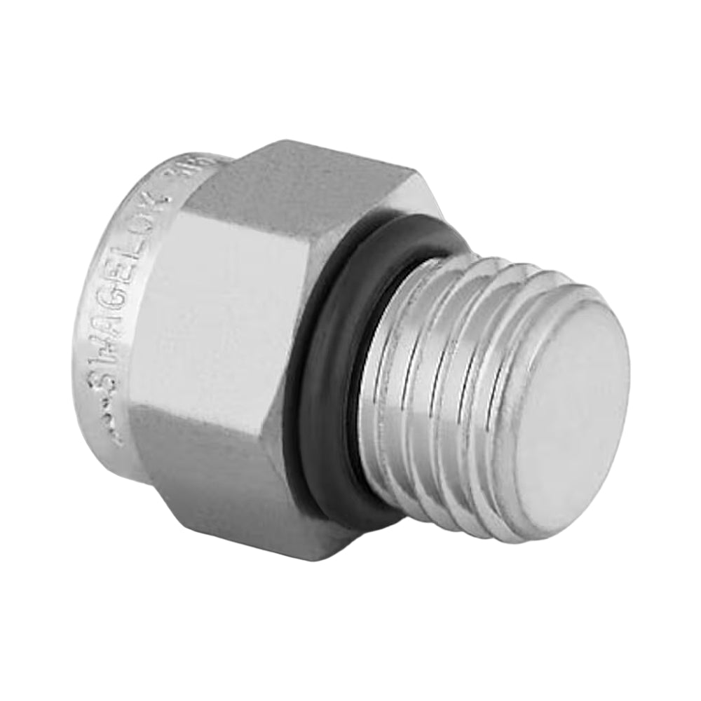 Swagelok SS-8-PST Stainless Steel 3/4-16” Male SAE/MS Straight Thread ...